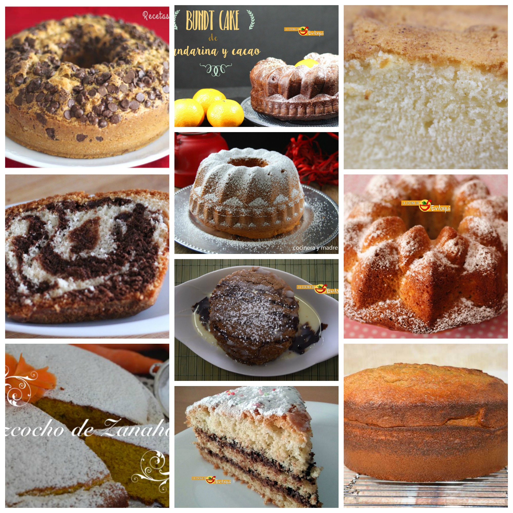 10 Bizcochos muy fáciles y ricos - La Cocina de Enloqui