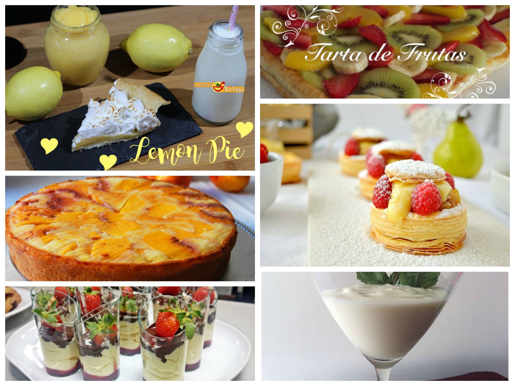 Postres con frutas | Recopilatorio | La Cocina de Enloqui